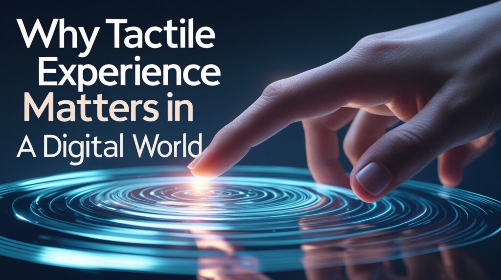 Why Tactile Experience Matters in a Digital World – Tactil evalues